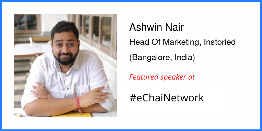 Ashwin Nair — eChai Ventures