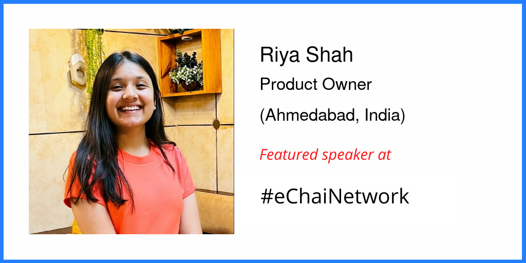 Riya Shah — eChai Ventures