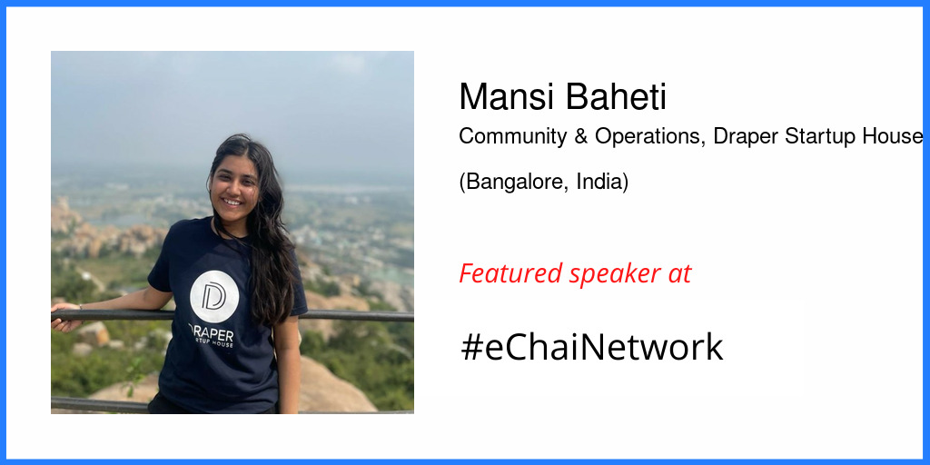 Mansi Baheti — eChai Ventures