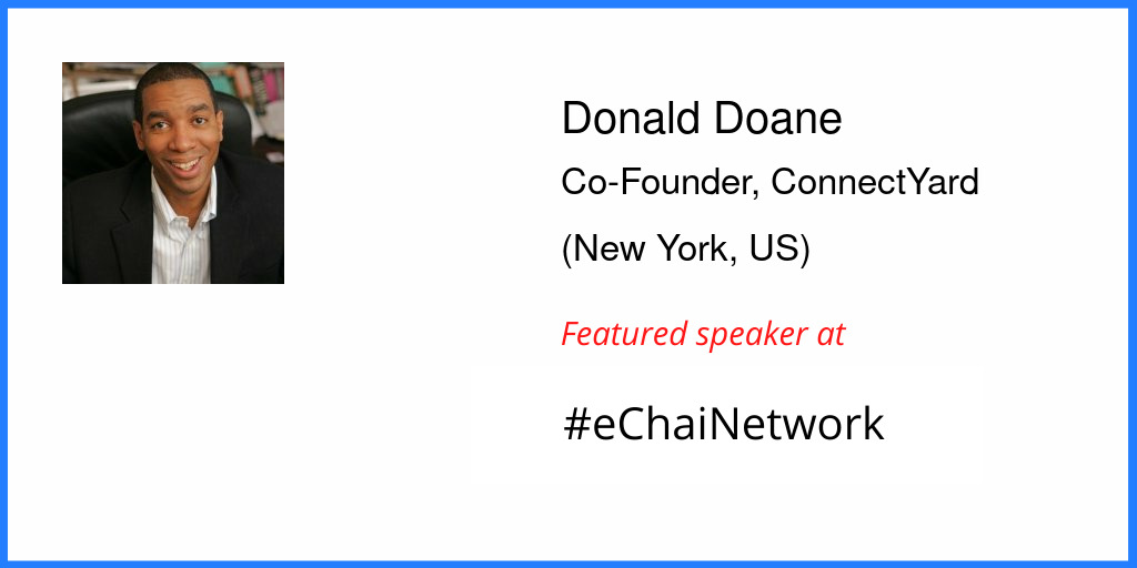 Donald Doane — eChai Ventures