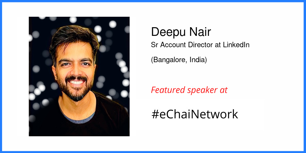 Deepu Nair — eChai Ventures